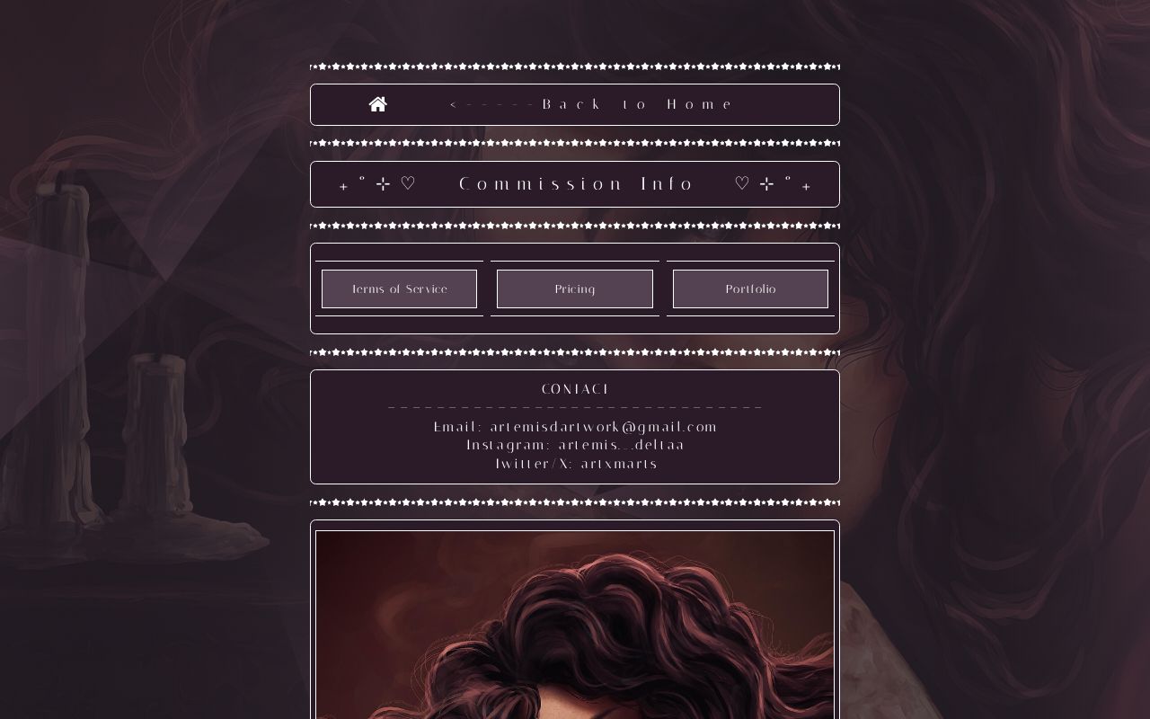 Artemis Delta About me and Commissions (copy)